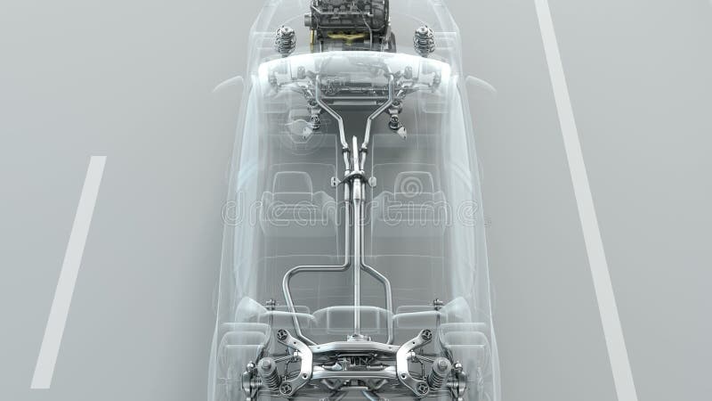 Abstract City Car Structure Overview during Driving View . 4k Stock ...