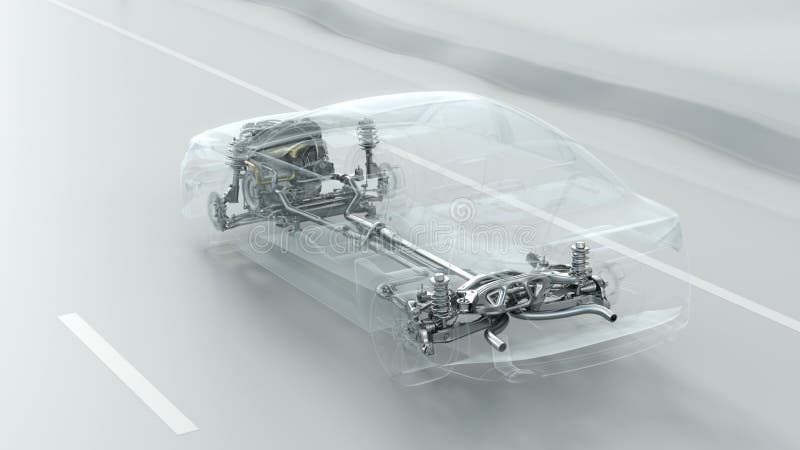 Abstract City Car Structure Overview during Driving View . 4k Stock ...