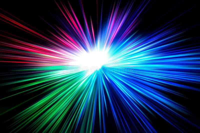 Abstract City Street Light Explosion Effect Stock Image - Image of ...