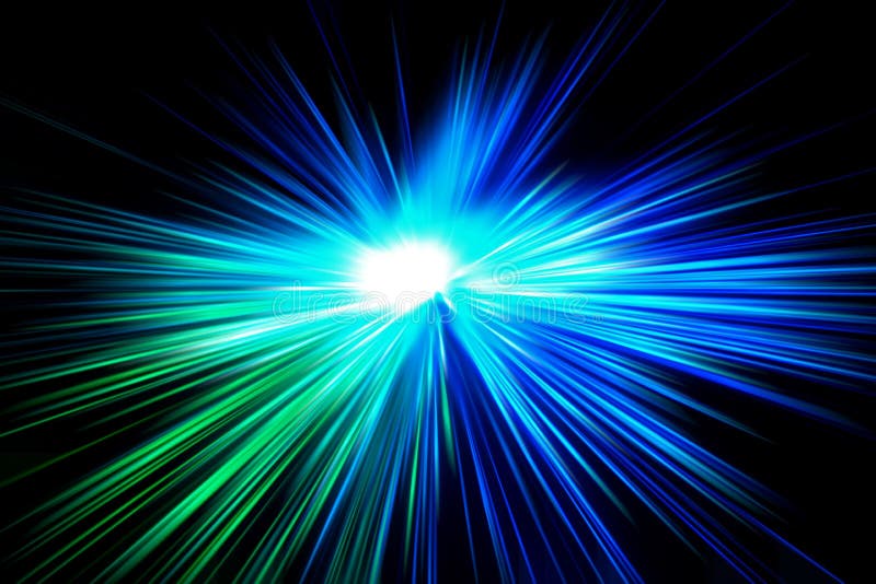 Abstract City Street Light Explosion Effect Stock Photo - Image of ...