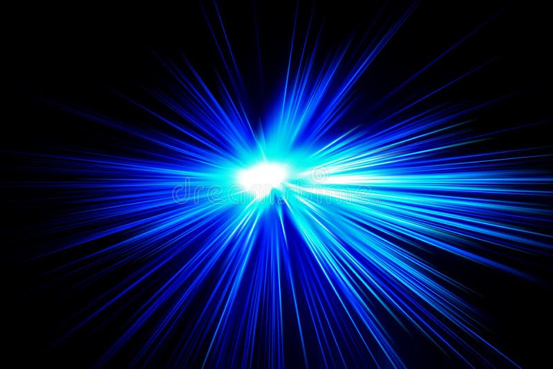 Abstract City Street Light Explosion Effect Stock Image - Image of blue ...