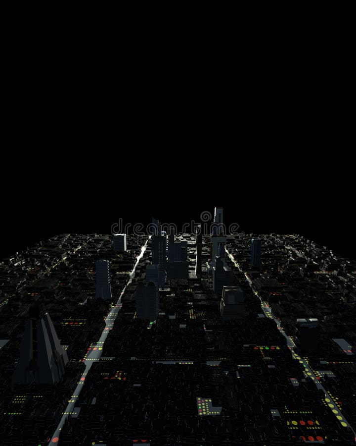 Abstract City Tile stock image. Image of tile, lights - 16798541