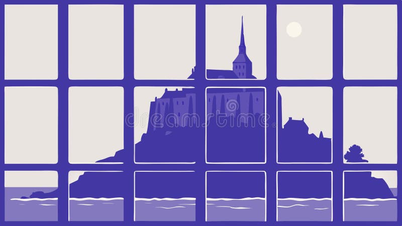 Abstract Cityscape with Geometric Window Patterns Vector Art, Vector ...