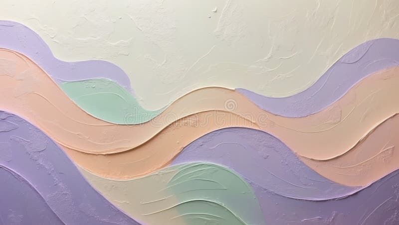 An Abstract Cityscape with Soft Hues and Curves that Evokes Inspiration ...