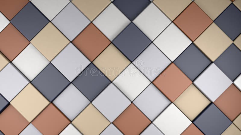 Abstract Class Warm Color Palette,3d Render Stock Illustration ...