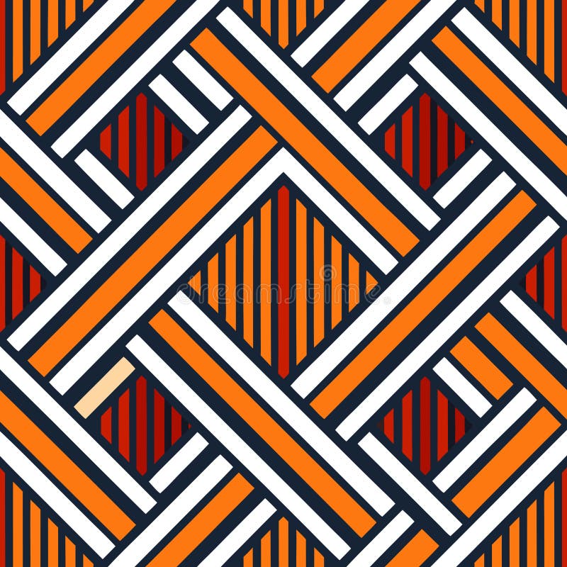 Abstract Classic Lines Pattern Seamless Design Background Stock ...