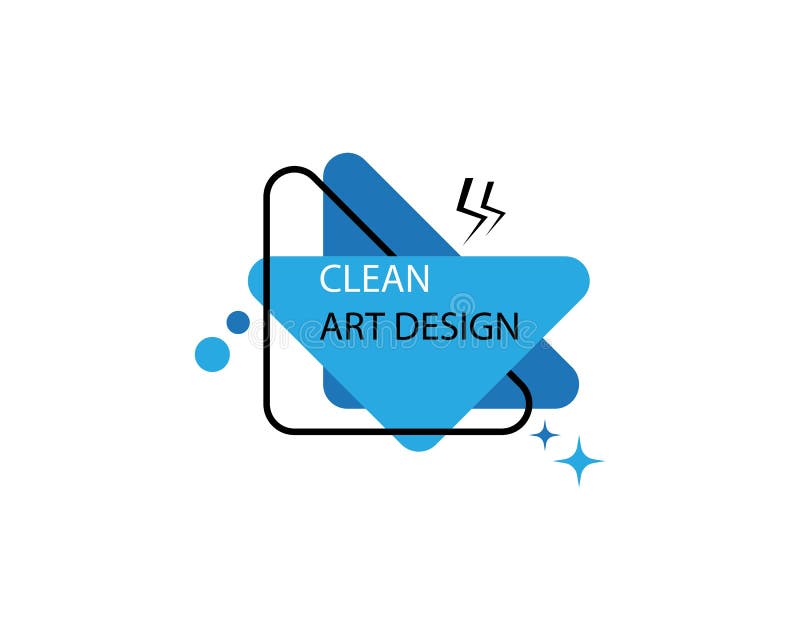 Abstract Clean Color Logo Template Stock Vector - Illustration of ...