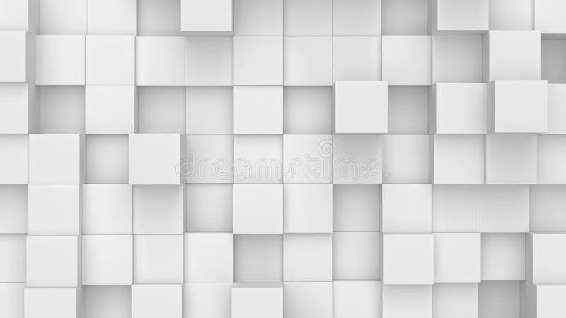 Abstract Clean Minimal Cubes Irregular Surface 4k Looping Background ...