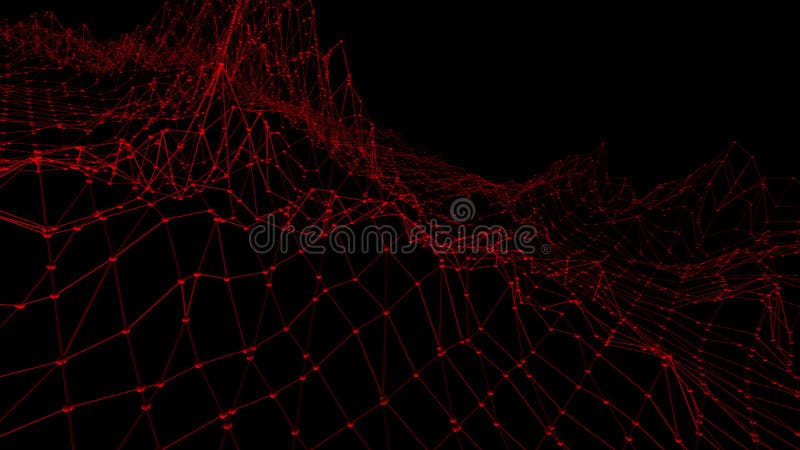 Red Cyber Background