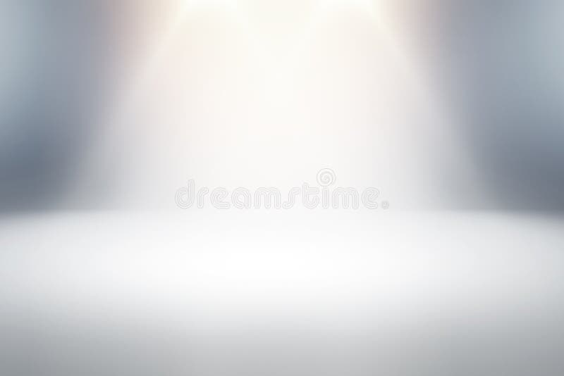 Abstract Clean White Light Studio Background with Illumination Stock ...