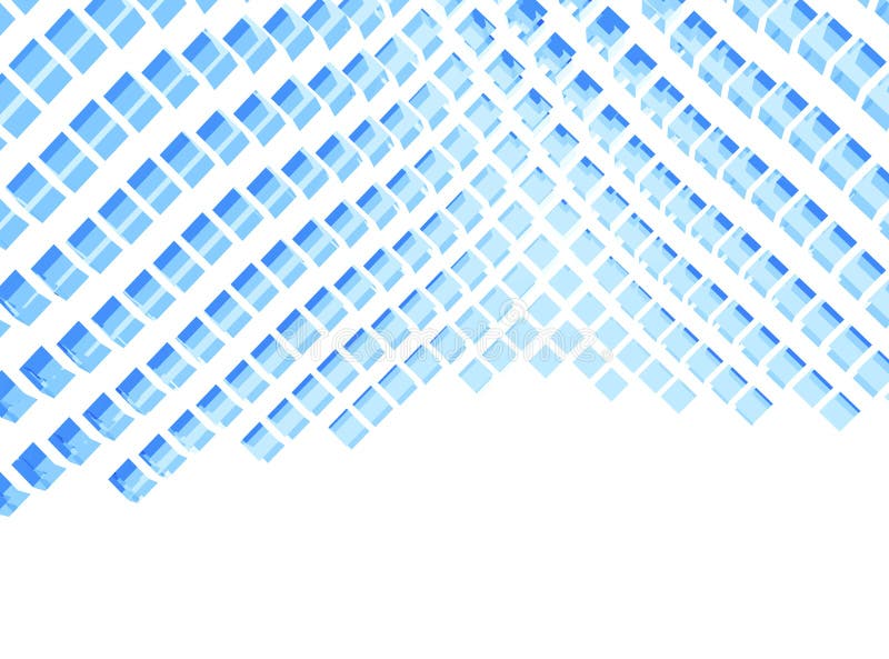 Abstract clear blocks stock illustration. Illustration of generated ...