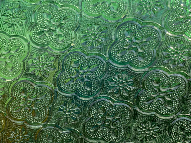 Abstract Clear Green Glass Pattern Background Stock Photo - Image of ...