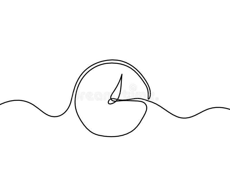 Clock Face Line Drawing Stock Illustrations – 754 Clock Face Line ...