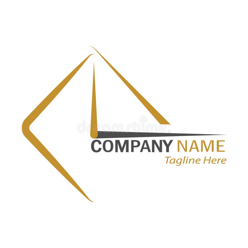 Abstract Clock. Template for a Logo, Sticker, or Logo Stock Vector ...