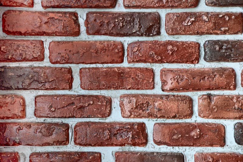 Abstract Close-up Brick Wall Background Stock Image - Image of brown ...