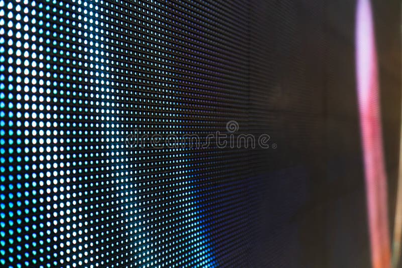 Abstract Close Up Bright Colored LED SMD Video Wall Abstract Background ...