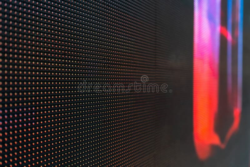 Abstract Close Up Bright Colored LED SMD Video Wall Abstract Background ...