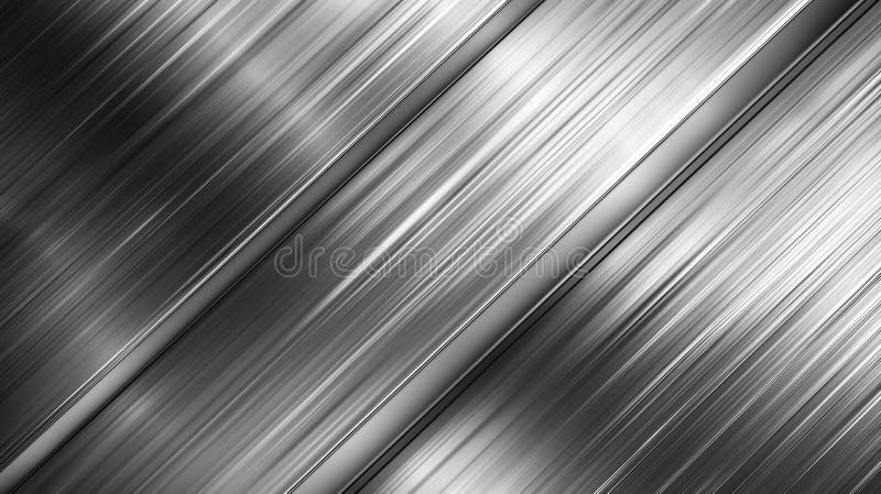 Abstract Close-up of Brushed Metal Texture with Linear Patterns ...