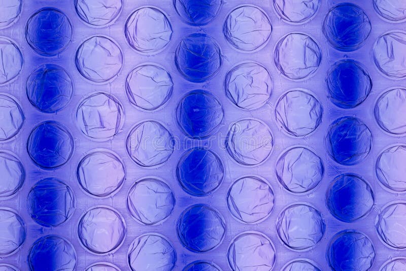 Abstract Close Up Bubble Wrap Sheet with Colorful Background Stock ...