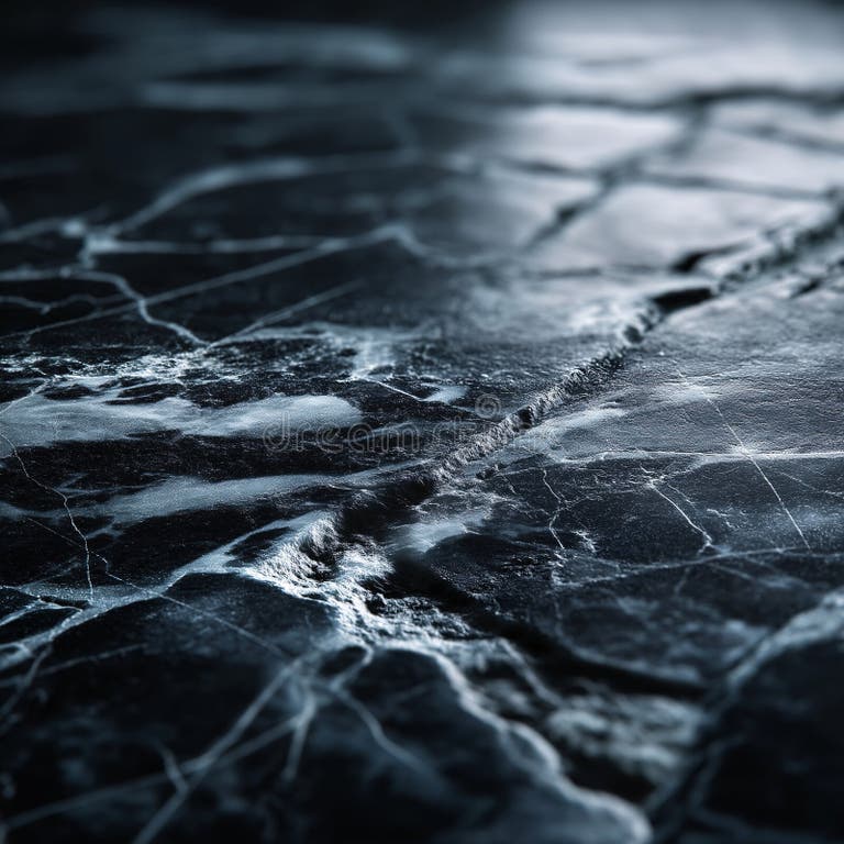 Dark Veined Stone: Captivating Texture and Depth in a Dramatic Surface. Stock Illustration ...