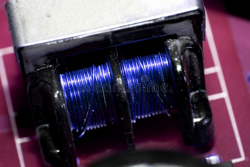 Abstract Close Up of Electrical Computer Circuit for Background Stock ...