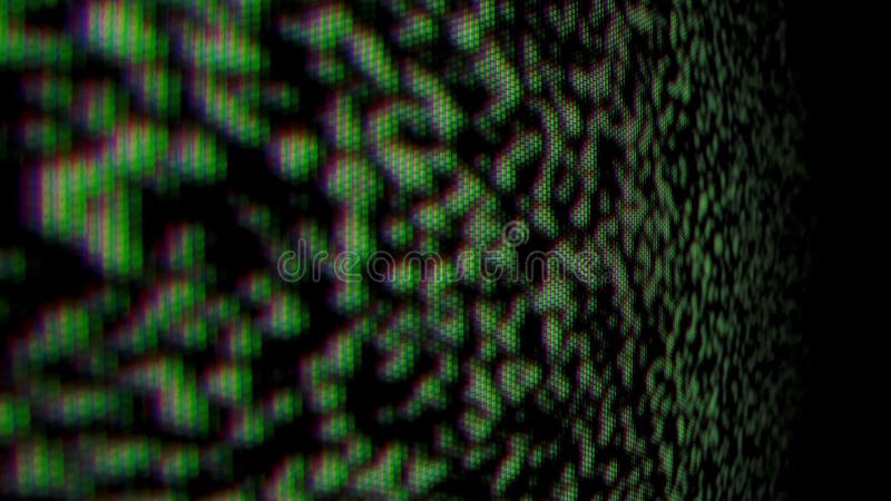 Abstract Digital Noise on a Television Screen Stock Footage - Video of ...