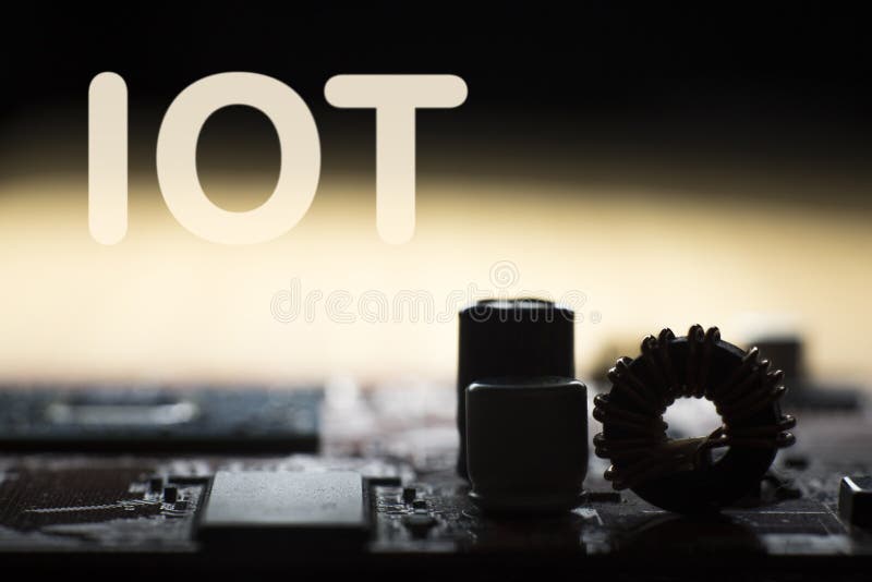 Abstract,close Up of Mainboard Electronic Computer Background. IOT ...