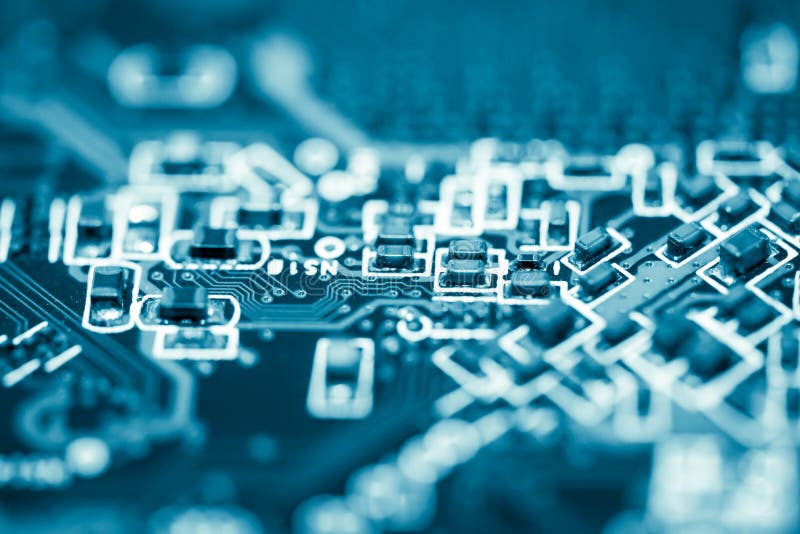 Abstract,close Up of Mainboard Electronic Computer Background. Logic ...