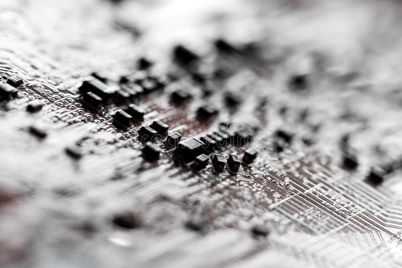 Abstract,close Up of Mainboard Electronic Computer Background. Logic ...