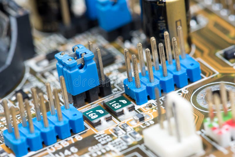 Abstract,close Up of Mainboard Electronic Computer Background. Logic ...