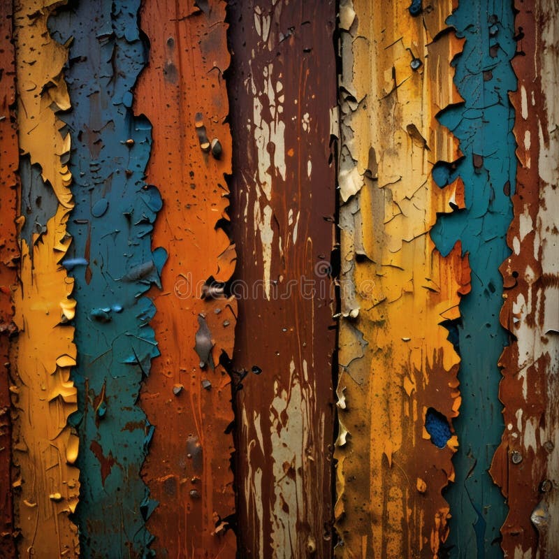 An Abstract Close-up of Natural Textures Like Peeling Paint, Rust, or ...