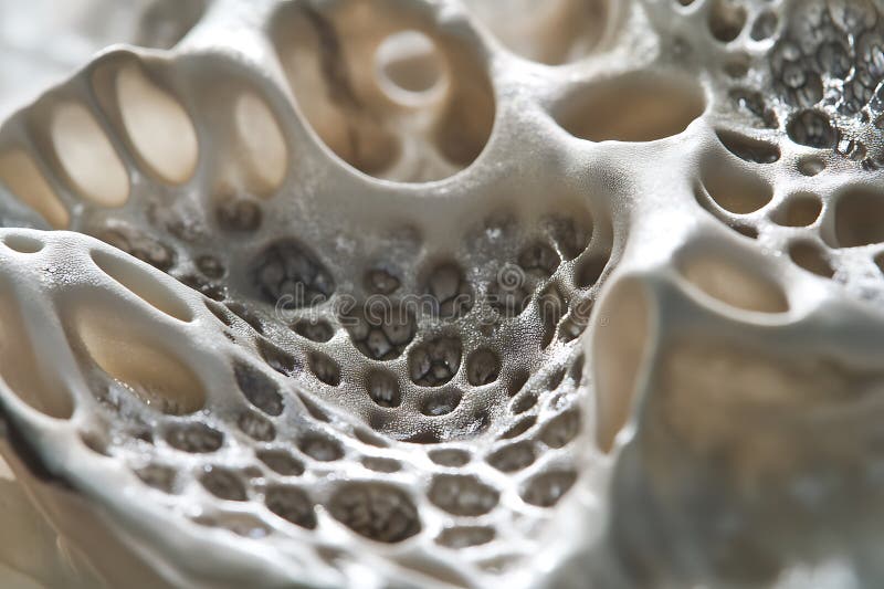 Abstract Close-up of Porous Structure Stock Illustration - Illustration ...
