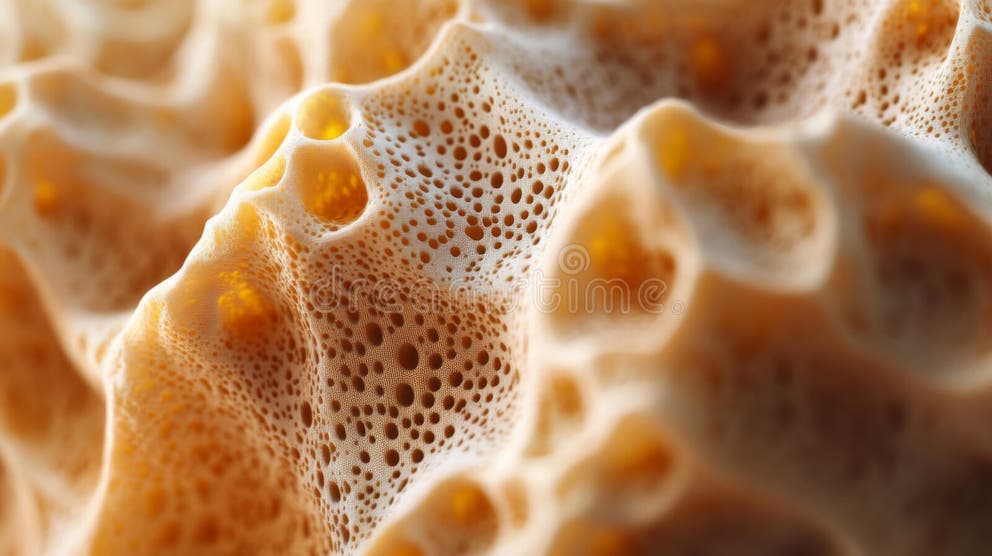 Abstract Close Up of Porous Textured Surface Stock Illustration ...