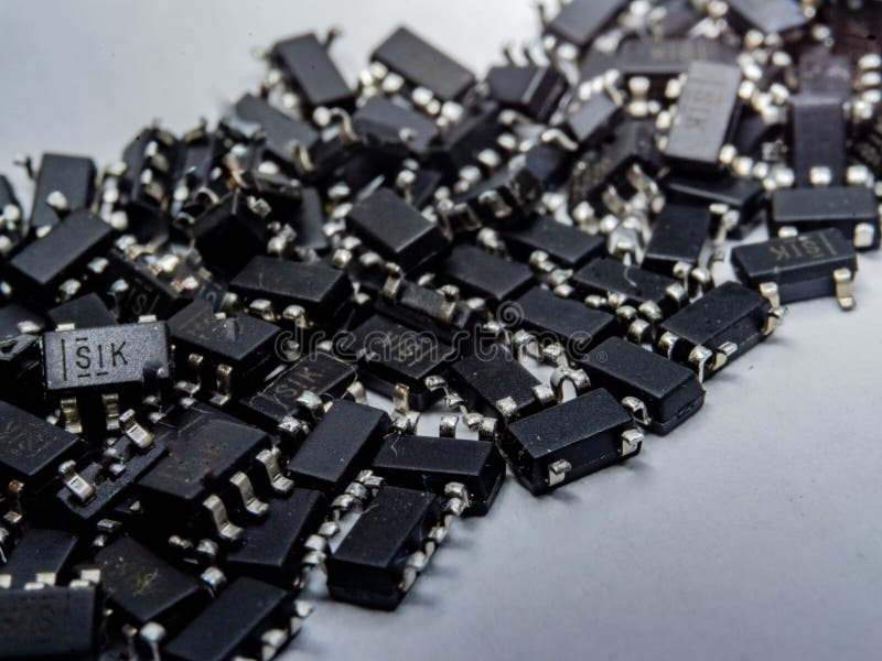 Semiconductor components stock image. Image of light - 19381443