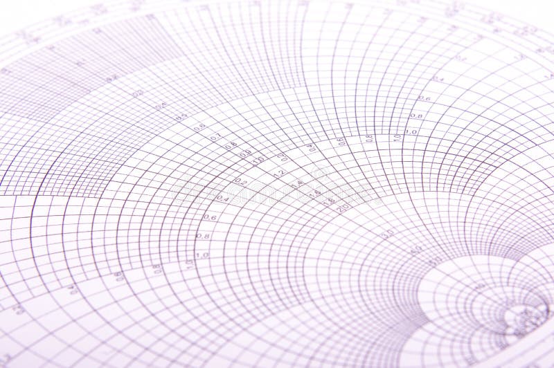 Abstract Close Up of Smith Chart Stock Illustration - Illustration of ...