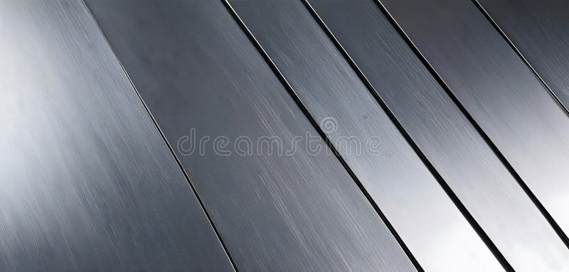 Abstract Close-up of Smooth Metallic Panels with a Reflective Surface ...