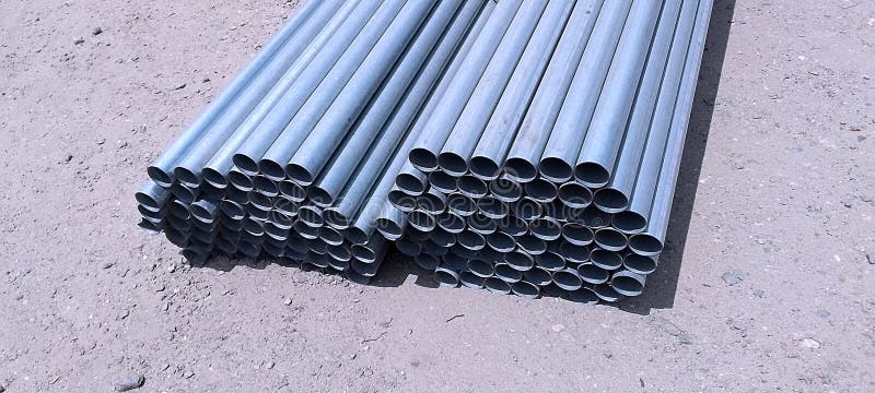 Abstract Close Up of a Stack Rusting Steel Bar Stock Photo - Image of ...