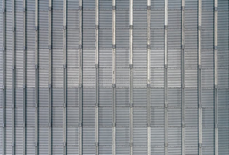 Abstract Close-up of the Texture of an Aluminium Grain Silo Stock Image ...