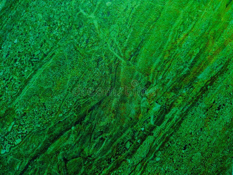 Abstract Close-up Texture of Stone with Green Color Stain Grunge ...