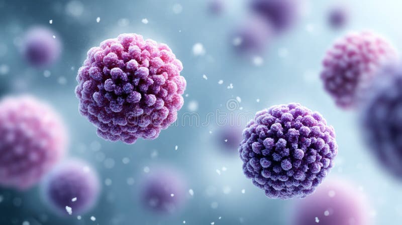 A Detailed, Microscopic View of Virus Cells, Showcasing Their Unique ...