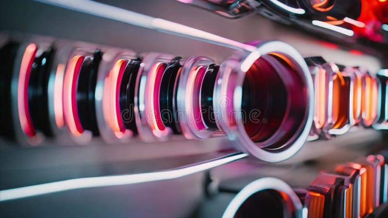 Colorful Lens Wall Art stock video. Video of minimalism - 347298873