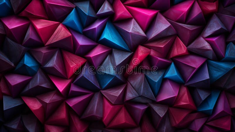 Abstract Closeup Background of Sharp, Angular Triangular Shapes ...