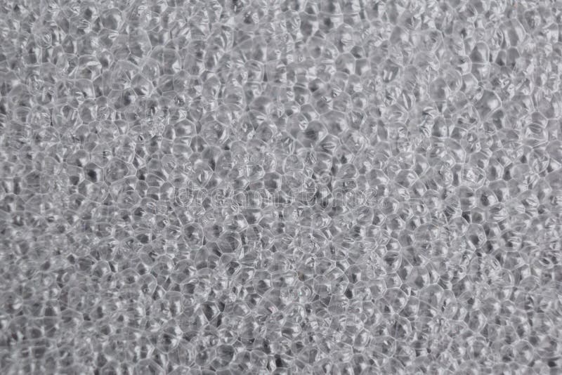 Abstract Closeup Macro Foam Surface Texture with Trapped Air Bubbles ...