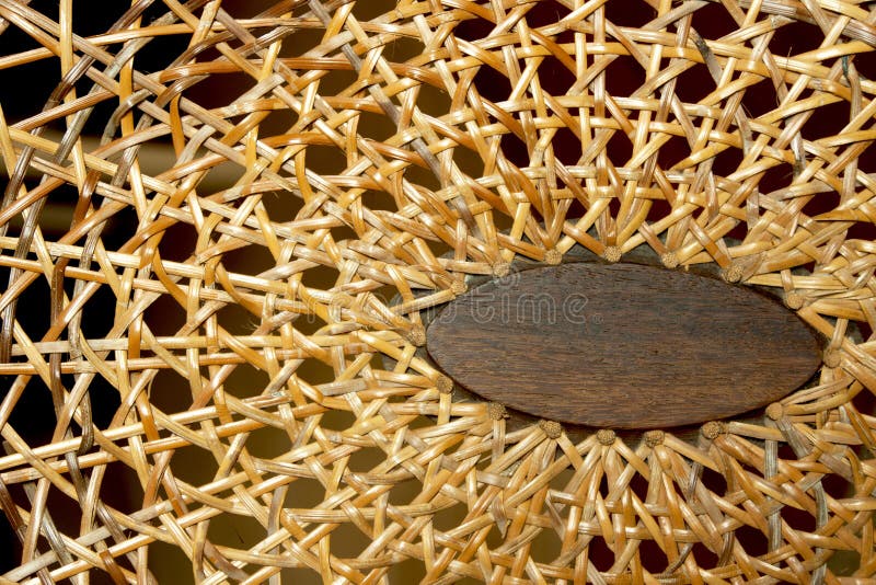 Abstract Closeup of Patterns and Texture on Wicker Chair Stock Image ...