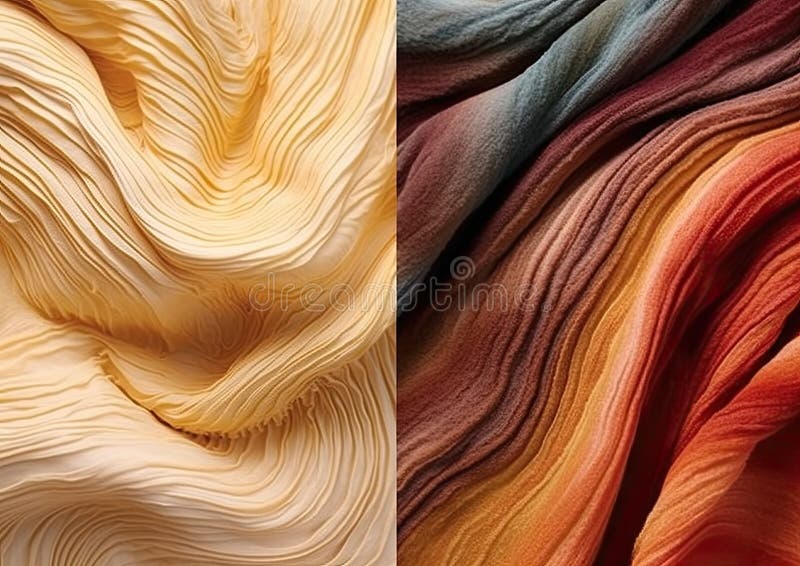 Abstract Closeup of Recycled Fabric. Textile Trends: Make and Remake ...