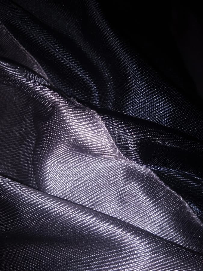 Abstract Closeup of Wavy Blue Cloth Texture Stock Photo - Image of ...