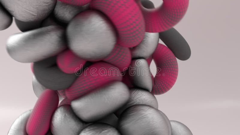 Abstract Cloth Balls Colliding with Each Other. Stock Video - Video of ...