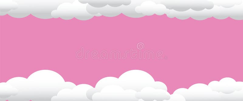 Abstract Cloud Background with Fun Design Style Stock Vector ...