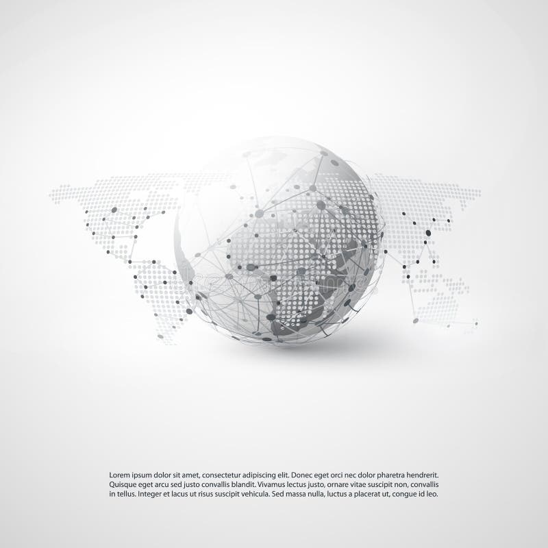 Abstract Cloud Computing and Global Network Connections Concept Design ... Abstract Cloud Computing and Global Network Connections Concept Design ...