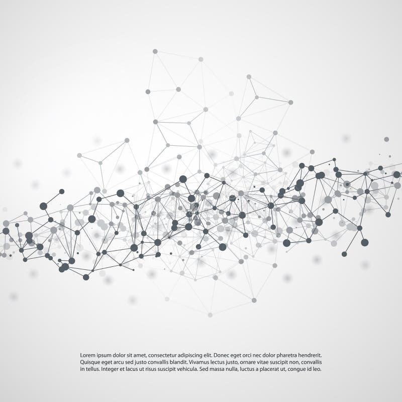 Abstract Cloud Computing and Global Network Connections Concept Design ...